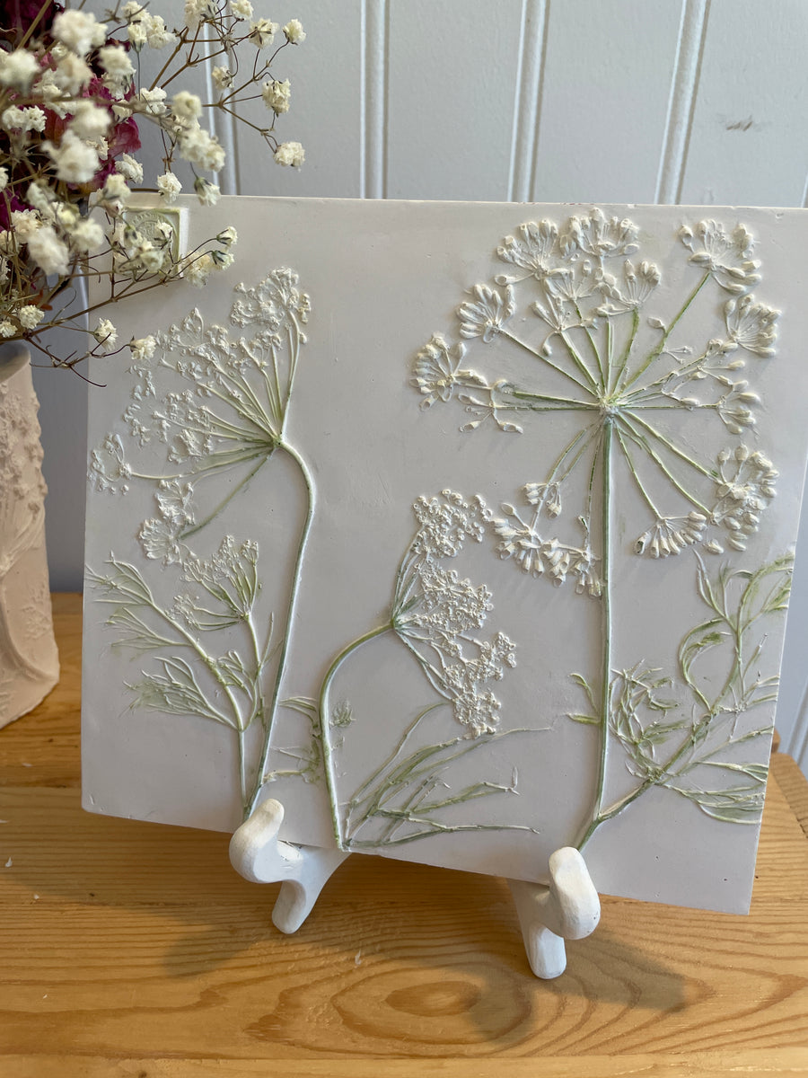 'Hand Painted Queen Anne's Lace Botanical Cast' by Botanical Art by Di ...